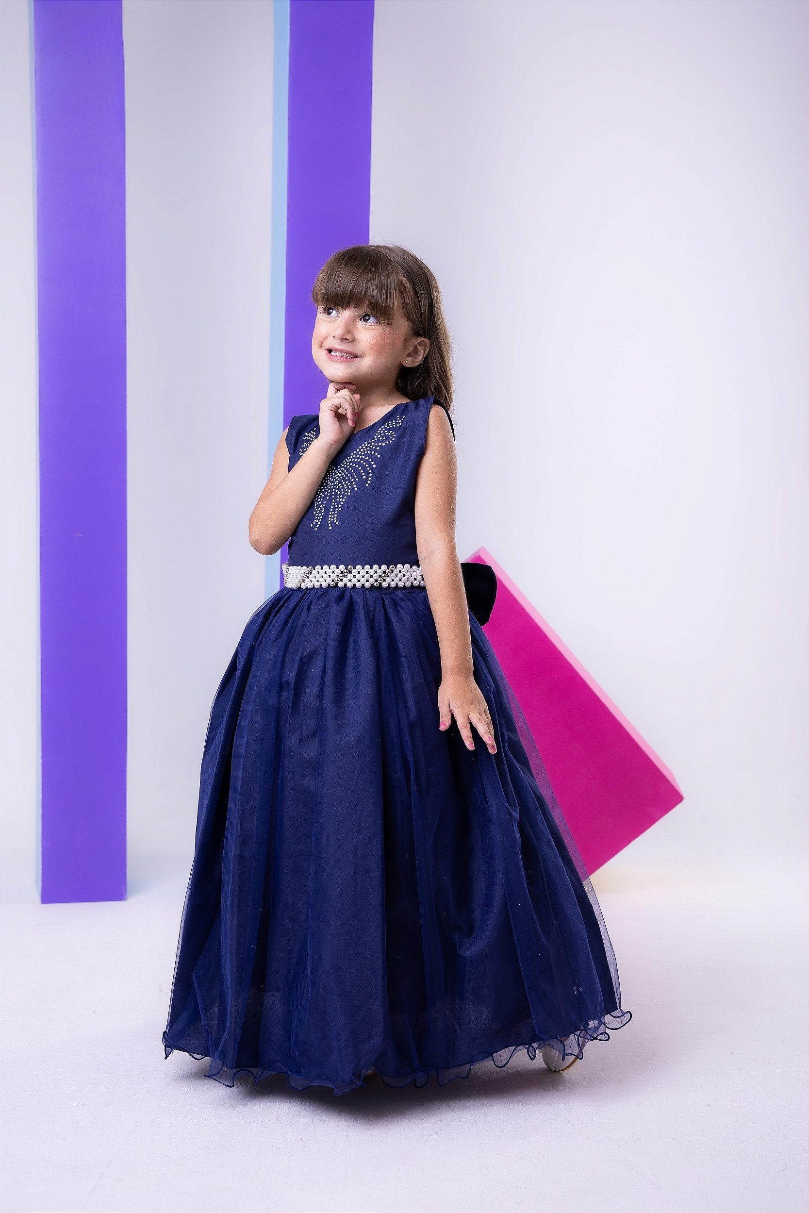 Vestido Marie Longo Larissa Azul Petróleo – Ser Humaninho